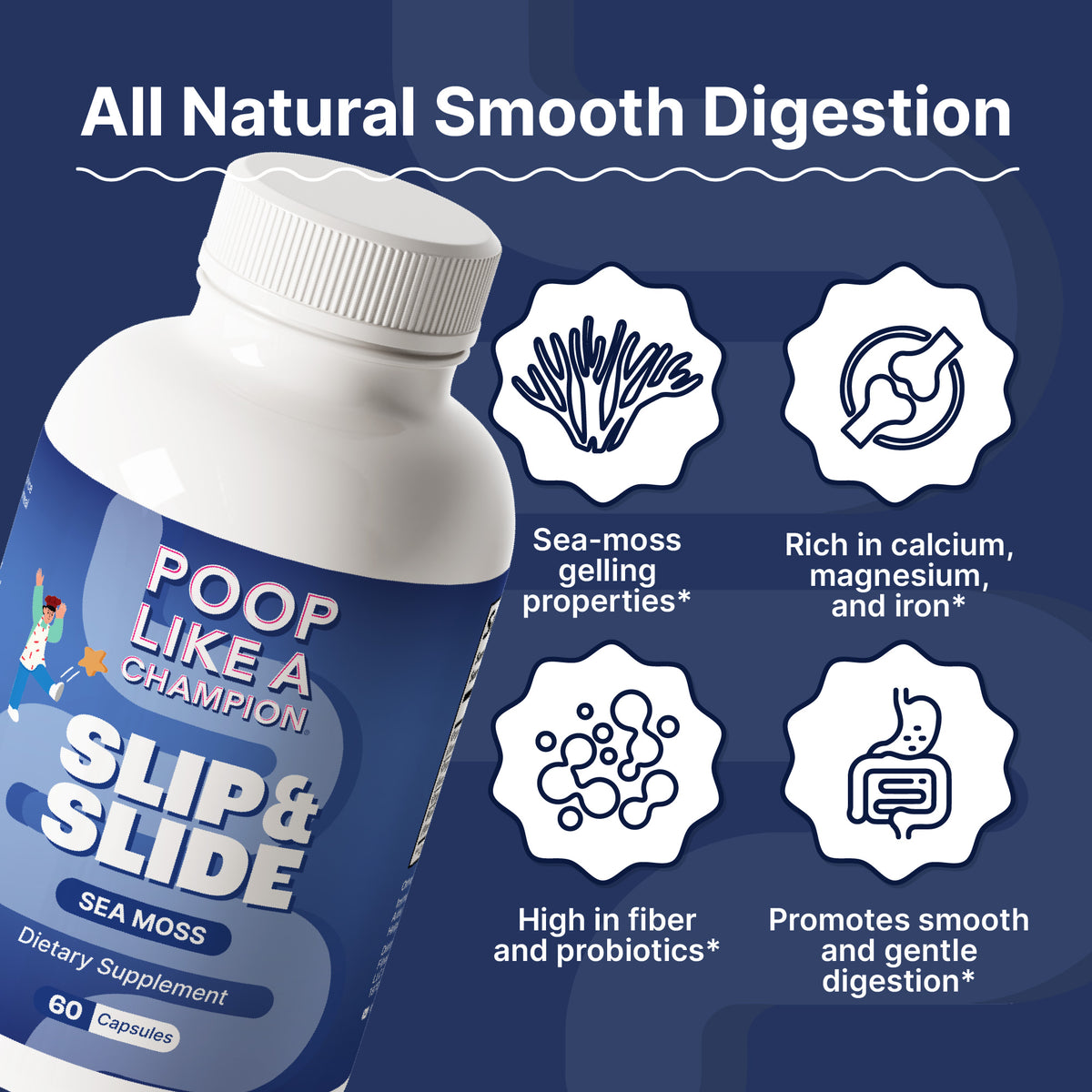 Capsules & Gummies – Poop Like a Champion®