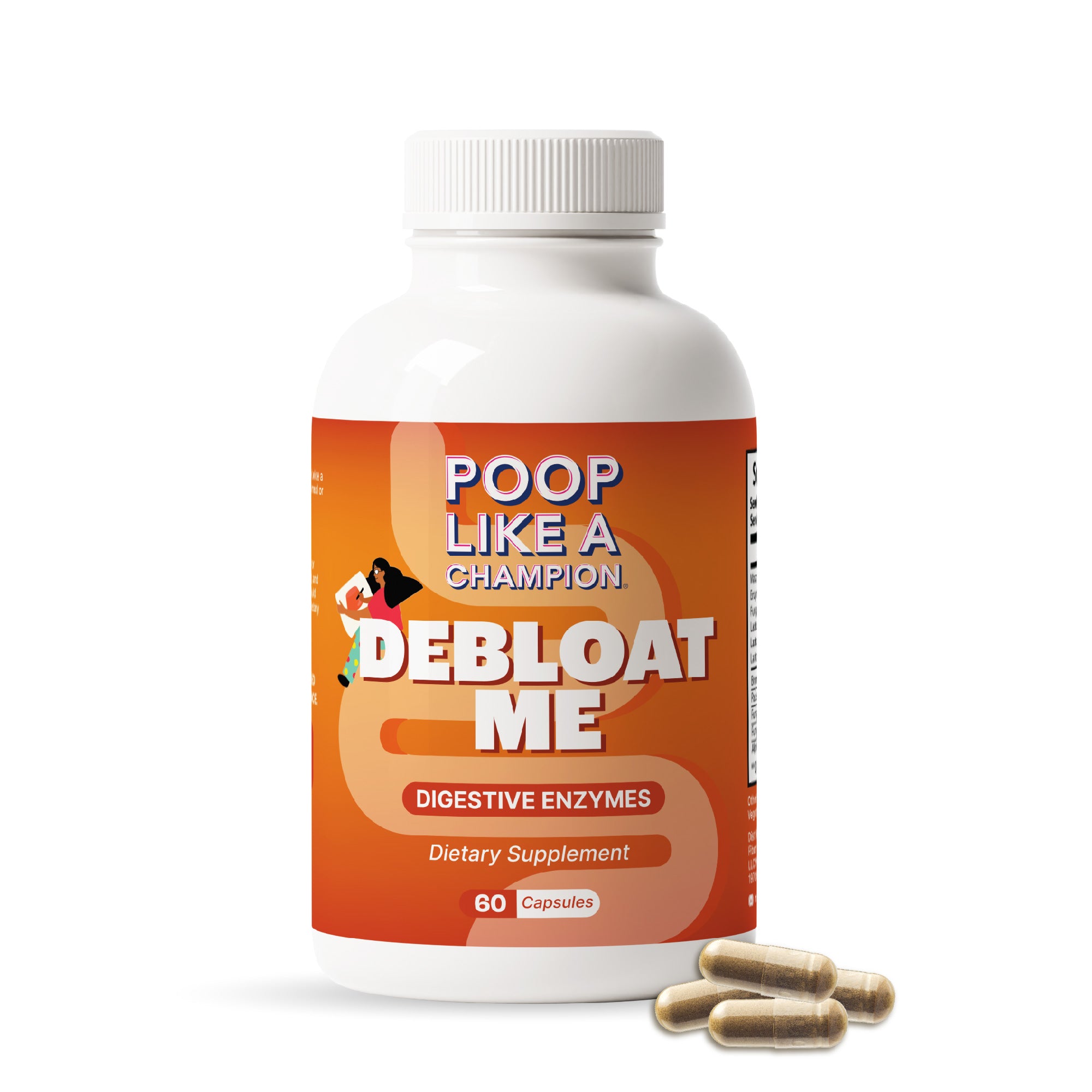 Debloat Me - Digestive Enzyme Capsules – Poop Like a Champion®