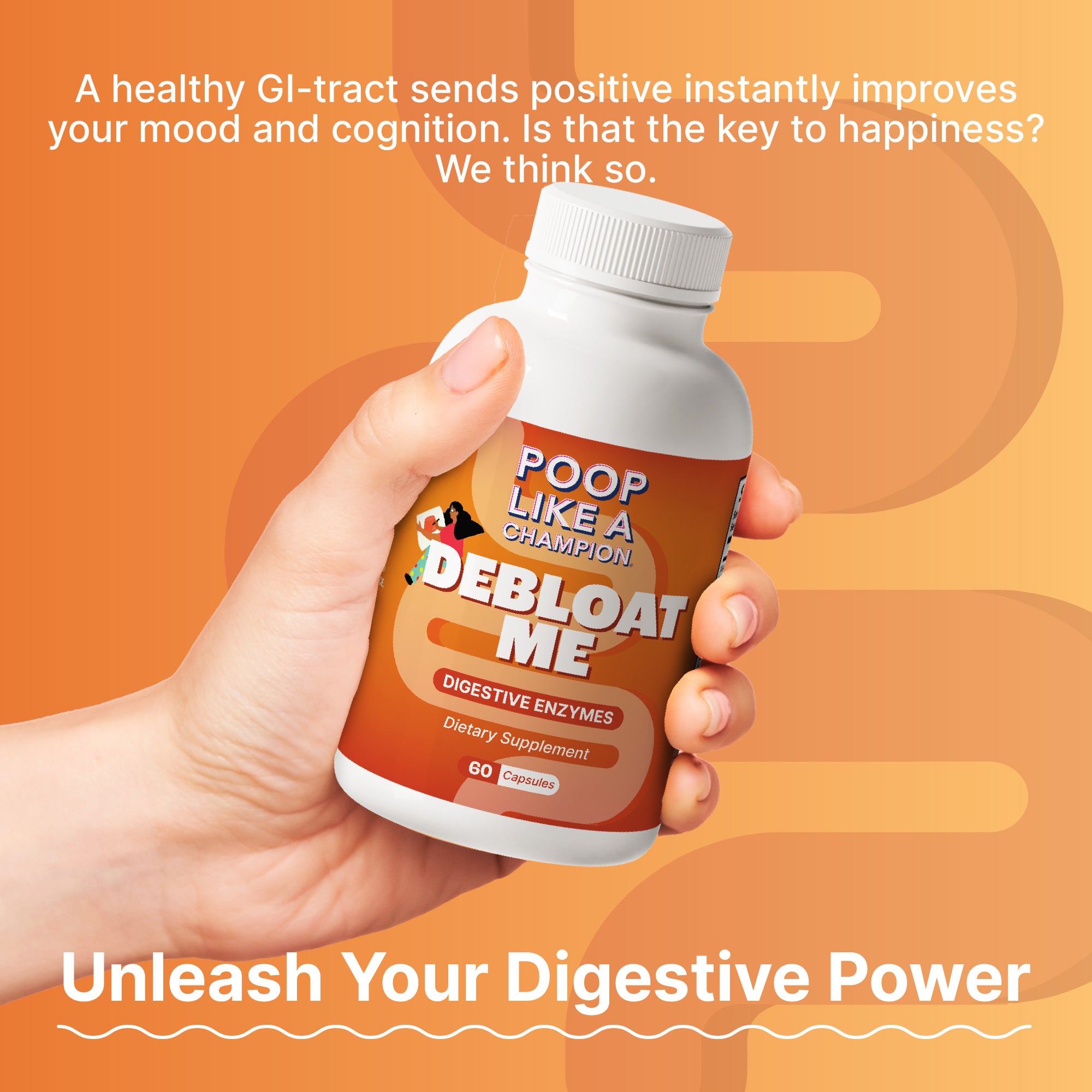 Debloat Me - Digestive Enzyme Capsules – Poop Like a Champion®