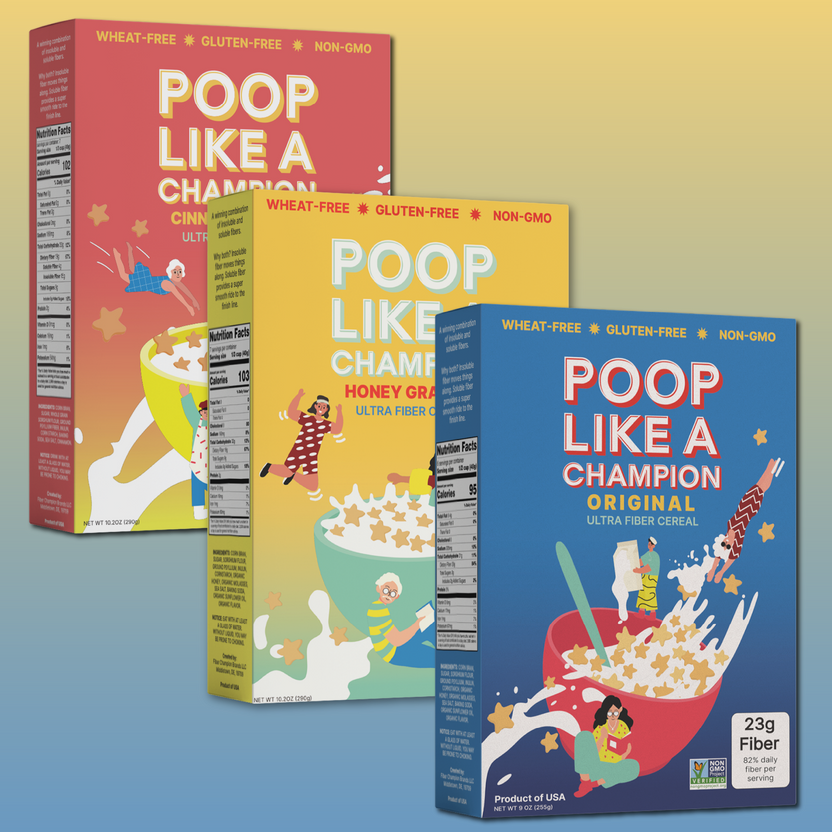 Cereals – Poop Like a Champion®